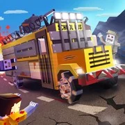 Blocky Cars: Car Battle - Play Car Games Online
